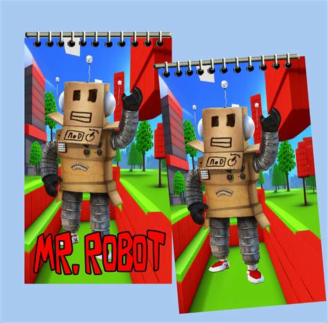 Roblox Party Favor Personalized Notebook Diy Party Mom