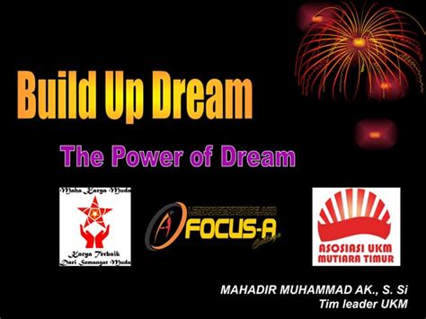 Build Up Your Dream Level Up Your Vision Ppt