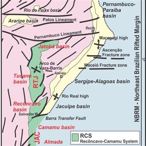 Pdf The Evolution Of An Intracontinental Rift To Rifted Margin The Case Of The Recôncavo
