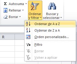 Ordenar Datos En Excel Excel Total