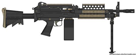 Mk 46 Light Machine Gun By Canciller001 On Deviantart