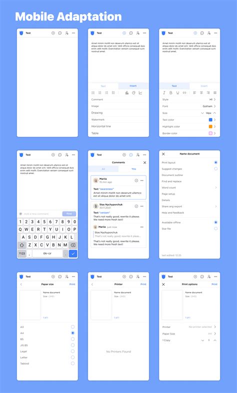 Design Document Editor Behance