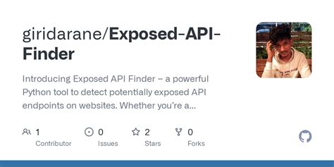 Github Giridaraneexposed Api Finder Introducing Exposed Api Finder