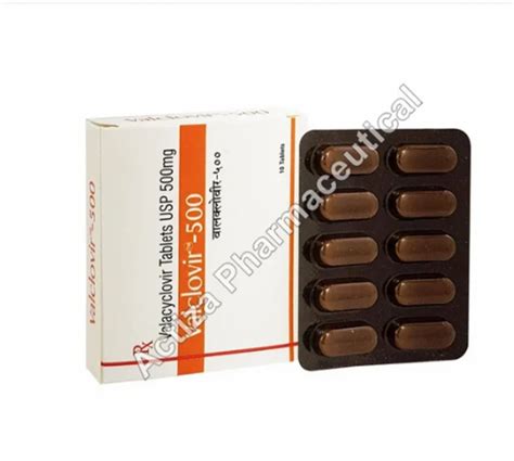 Valacyclovir 500 Mg Tablets At ₹ 1000stripe Valacyclovir Tablet In