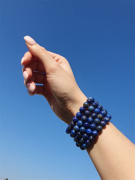 Elixir Bracelet Lapis Lazuli Naturel Dans Notre Boutique De Minéraux