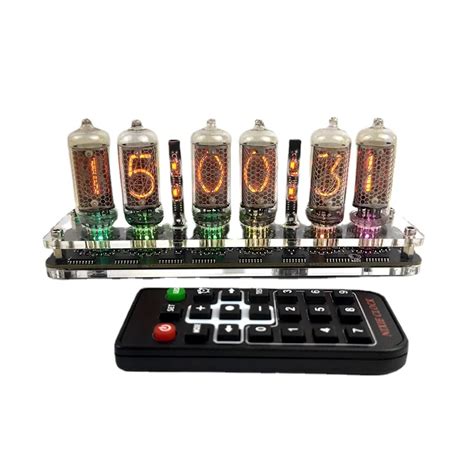 M Dulo De Rel Gio De Tubo Brilho Com Retroilumina O Digital Nixie Clock Acess Rios