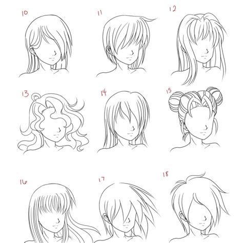 Как нарисовать волосы поэтапно карандашом подробный мастер класс
