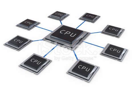 Cpu Network Stock Photo Royalty Free FreeImages