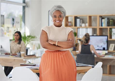 Premium Photo Innovation Leadership And A Proud Black Business Woman
