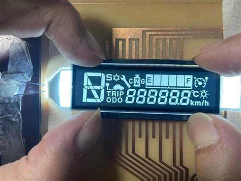 Segment LCM Display Monochrome Transimissive Lcd Module Transparent Character