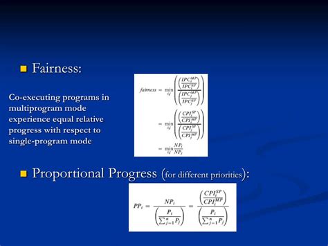 Ppt System Level Performance Metrics For Multiprogram Workloads