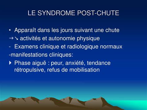 Ppt Les Chutes Powerpoint Presentation Free Download Id3837574
