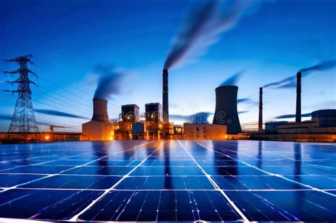 Smart Energy Generation And Distribution Ai Systems Optimize Ene Stock Illustration