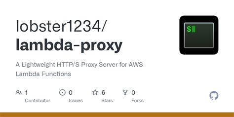 Github Lobster1234lambda Proxy A Lightweight S Proxy Server