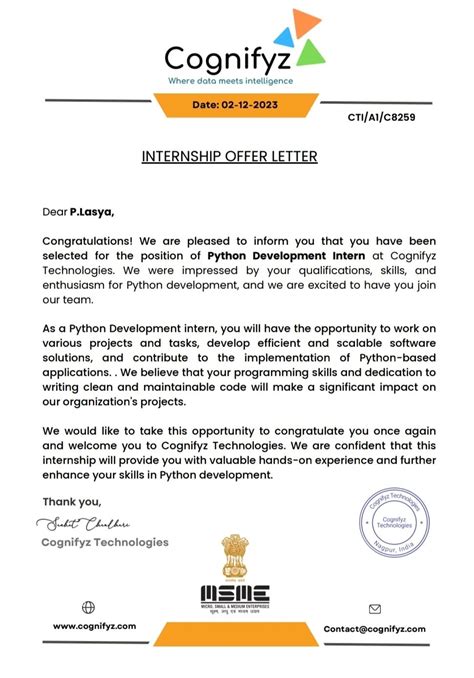 Lasya Palarapu On Linkedin Cognifyztechnologies Cognifyztechnologies