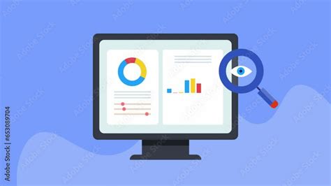 Analysing Big Data Visualization On Computer Screen Charts And Graph