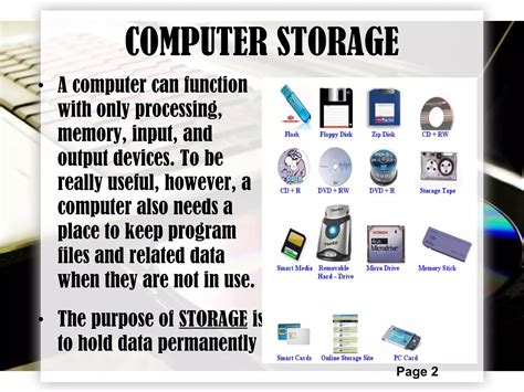 COMPUTER STORAGE PPT