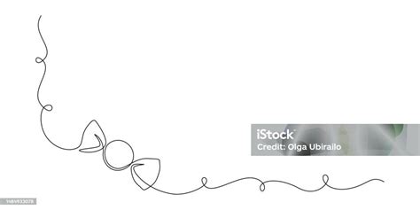 하나의 연속적인 선 그리기에 캔디 캐러멜과 초콜릿은 사탕 가게 개념 또는 단순한 선형 스타일의 웹 배너를 위한 포장지 종이