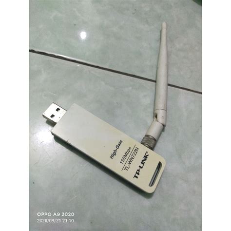 Jual Tp Link Mbps High Gain Wireless Usb Adapter Model Tl Wn N V Shopee Indonesia