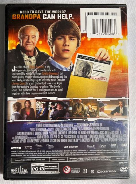 Undercover Grandpa James Caan Dylan Everett Action Spy Comedy Dvd Sealed New