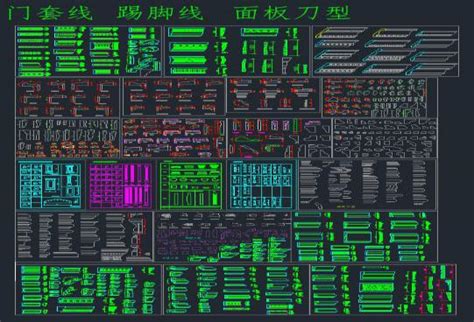 线条cad图库 Cad线条图库下载