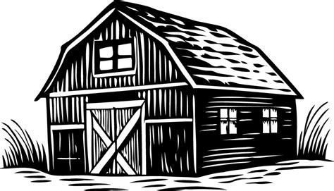 A Vintage Style Illustration Of Rustic Barn 57518938 Vector Art At Vecteezy
