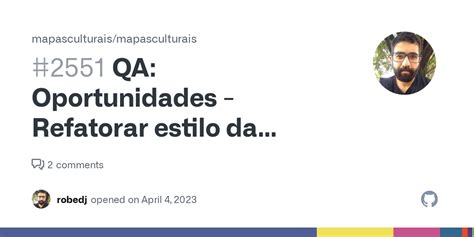 Qa Oportunidades Refatorar Estilo Da Edição Da Oportunidade Na Aba De InscriÇÕes · Issue