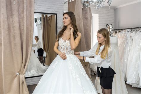 Trying On Wedding Dresses 60 Photos