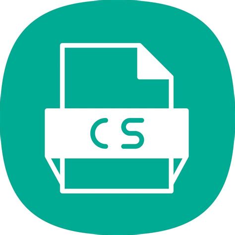Cs File Format Icon 16903980 Vector Art At Vecteezy