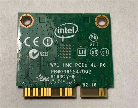 Intel Dual Band Wireless Card Ac Rnd Computers