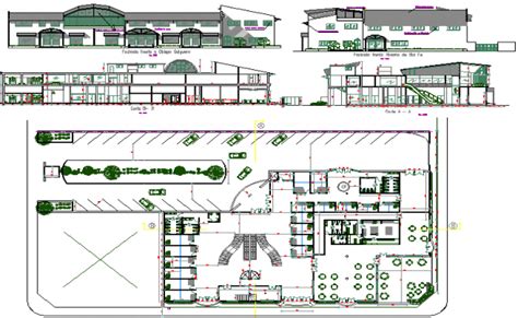 Two Story Corporate Building Auto Cad Details Dwg File Artofit