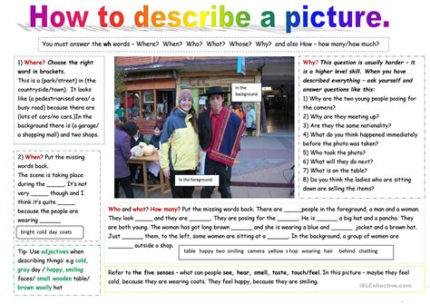 Describing A Picture Artofit