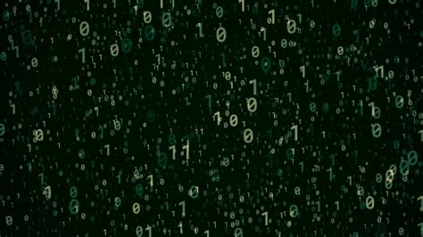 Matrix Green Binary Code Streaming Stock Motion Graphics Sbv 338607185