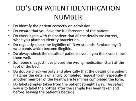 Patient Identification Pptx