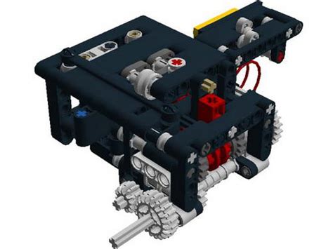 Lego Moc Sequential 4 Speed Mini Gearbox By Sheepo Rebrickable