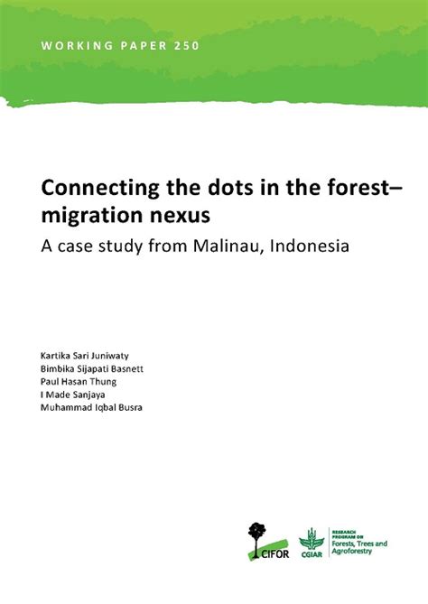 Migration And Forests Center For International Forestry Research