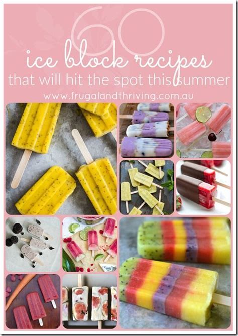50 Homemade Ice Block Recipes Perfect For Summer Ice Blocks