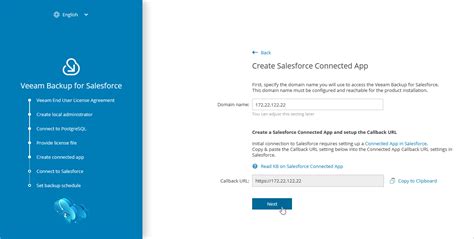 step 5 create connected app veeam backup for salesforce user guide