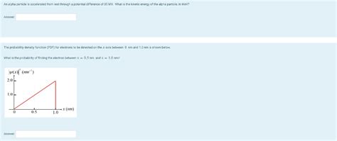 Solved An Alpha Particle Is Accelerated From Rest Through A Chegg