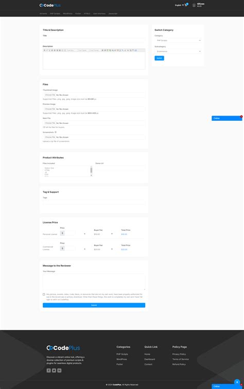 Codeplus Code And Template Marketplace By Viserlab Codecanyon