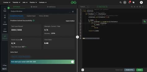 Sudip Mishra On Linkedin Gfg160 Geekstreak2024 Dsachallenge