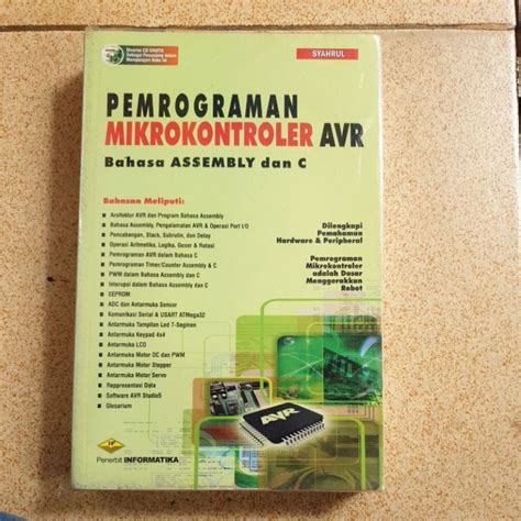 Jual Original Pemograman Mikrokontroler Avr Bahasa Assembly Dan C