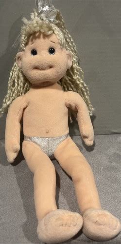 Ty Beanie Boppers Glitzy Gabby Blonde Sparkly Blue Eyed Girl Plush Doll