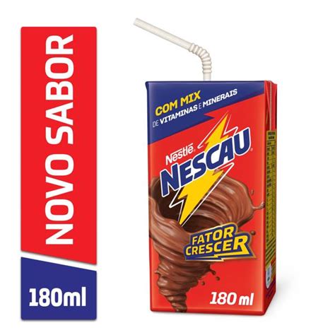 Bebida Láctea Nescau Tradicional 180ml Big Box 402 403 Norte