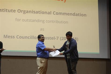 Sanyam Chouksey On Linkedin Awarded Institute Organisational