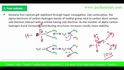 18 Hyperconjugation Examples Youtube