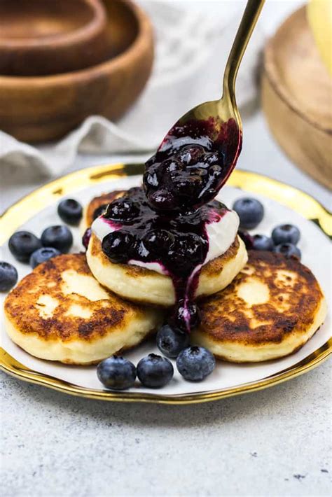 Syrniki Recipe Russian Cheese Pancakes Babaganosh
