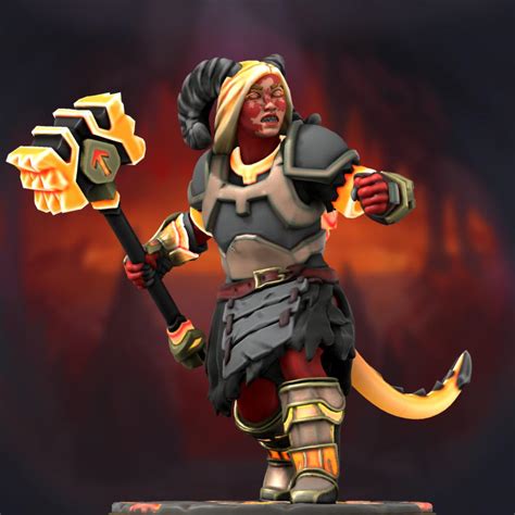 Nethara Goddess Of The Forge [oc] R Heroforgeminis