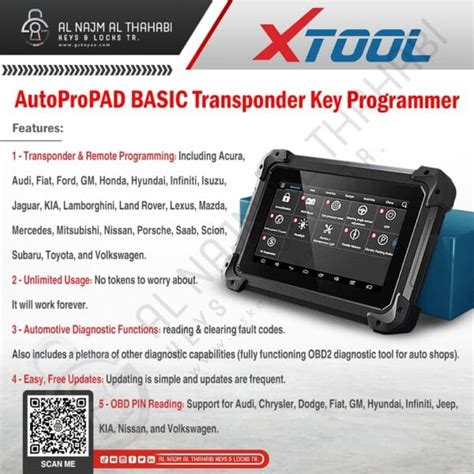 XTool AutoProPAD BASIC Transponder Key Programmer