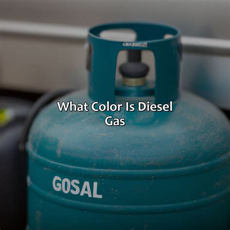 What Color Is Diesel Gas